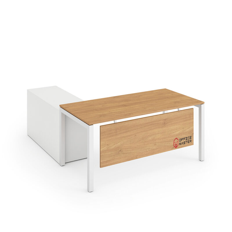 BELLA : Office Desk with Side Cabinet - Buy Online Office Furniture ...