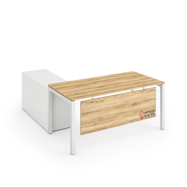 BELLA : Office Desk with Side Cabinet - Buy Online Office Furniture ...