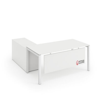 BELLA : Office Desk with Side Cabinet - Buy Online Office Furniture ...